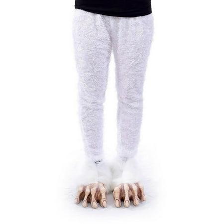 Zagone Studios White Wolf Feet Over The Shoe Costume Accessory | The ...